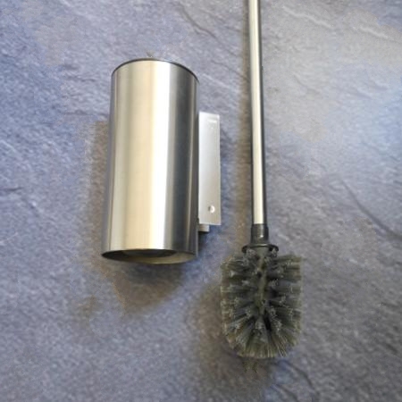 Hewi System 162 WC-Bürstengarnitur Edelstahl matt 162.20.100XA wandhängend